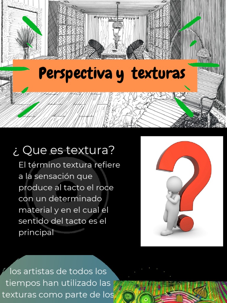 Perspectiva y Texturas | PDF | Pinturas | Perspectiva (Gráfica)