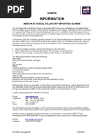 UKMTO Vessel Position Reporting Form - Initial Report | PDF