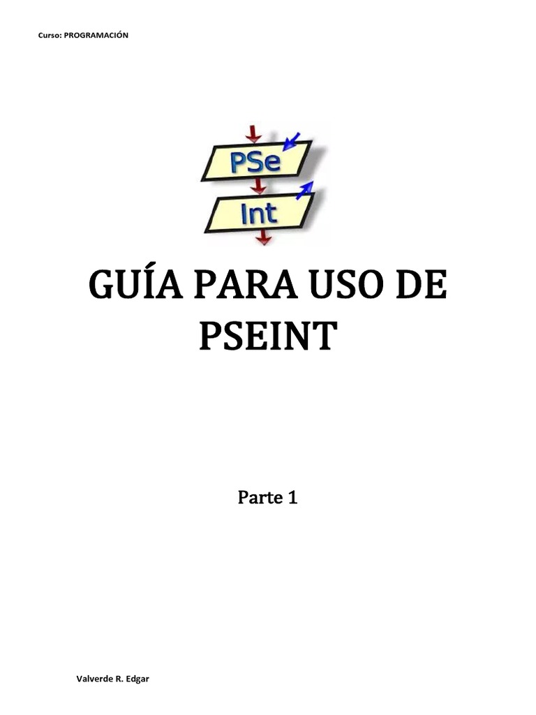 Guía para Uso de Pseint p1 | Descargar gratis PDF | Algoritmos ...