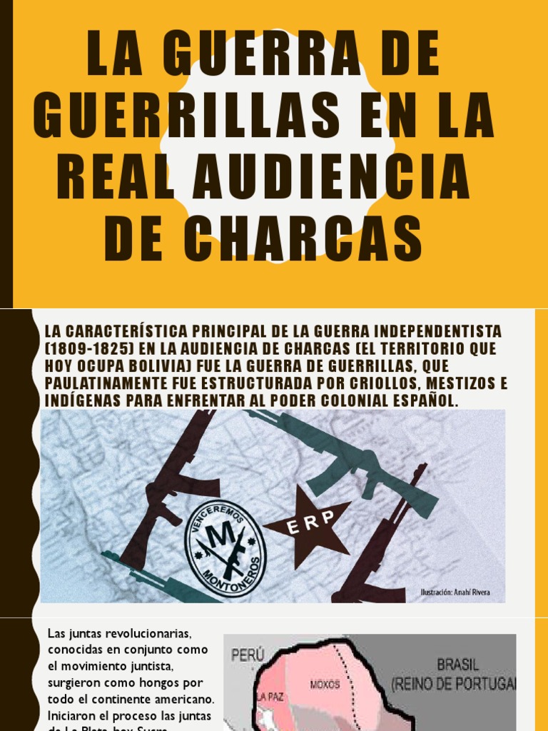 Guerra de Guerrillas en Charcas | PDF | Operaciones militares ...