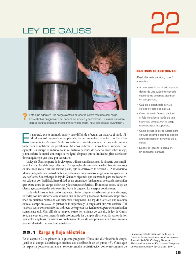 Cap Tulos Del Libro - Cap22 | PDF | Campo eléctrico | Integral