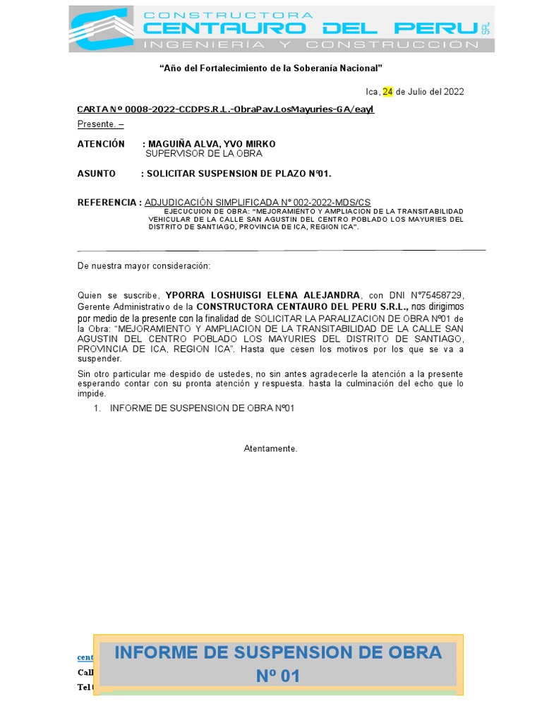 Suspension de Mayuries | PDF | Negocios | Tecnología