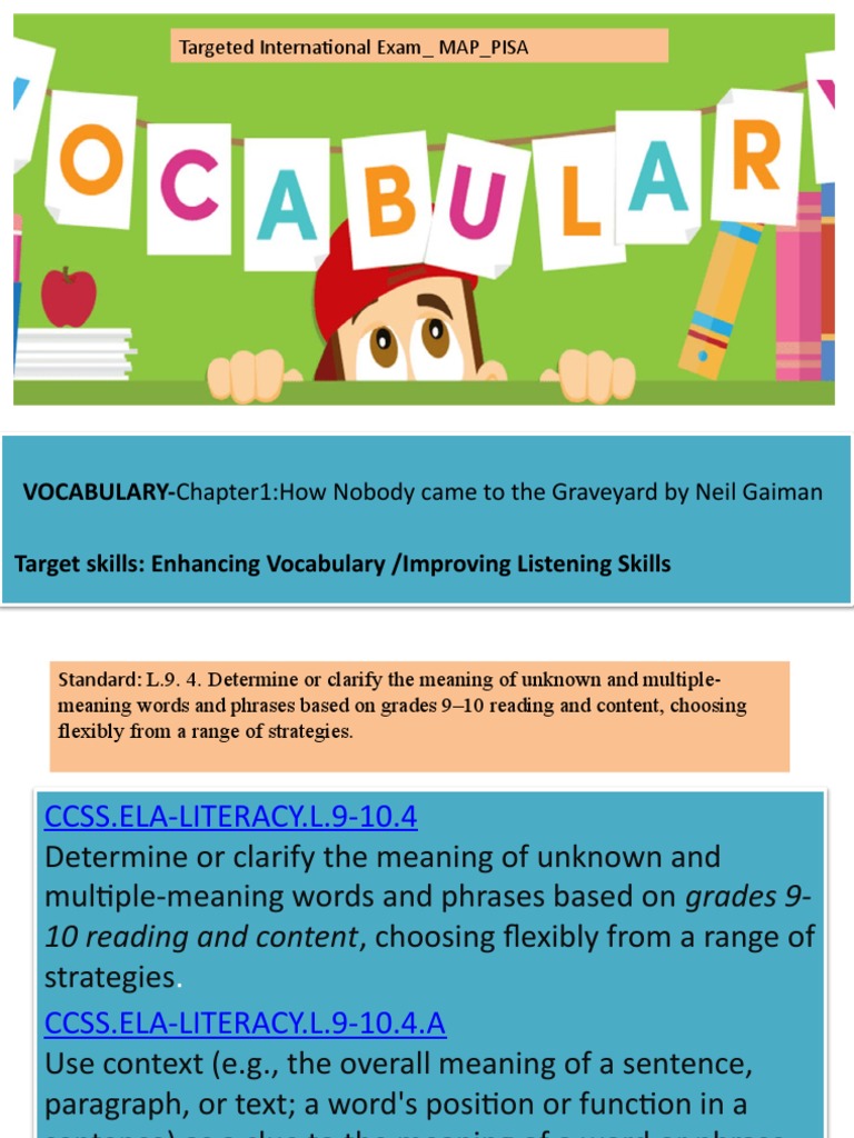 G9 - W2 - Vocabulary - Chapter 1 | PDF | Word | Linguistics