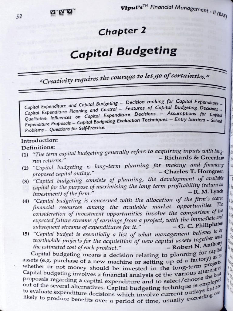 Capital Budgeting | PDF