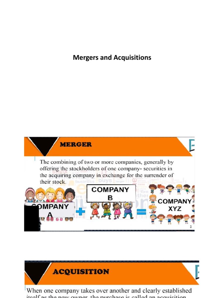 Mergers and Acquisitions Overview | PDF | Mergers And Acquisitions ...