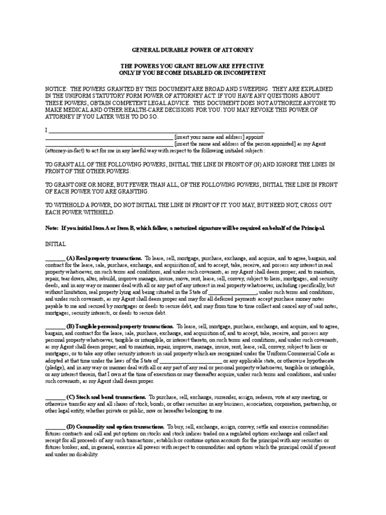 Poder Notarial | PDF | Pension | Power Of Attorney