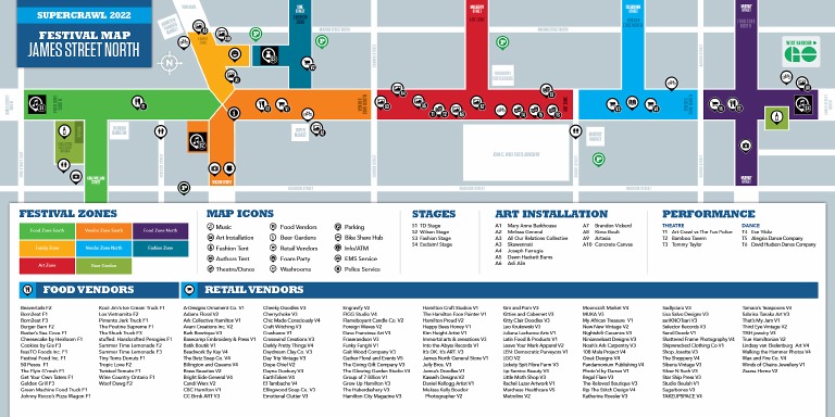 Supercrawl festival map | PDF