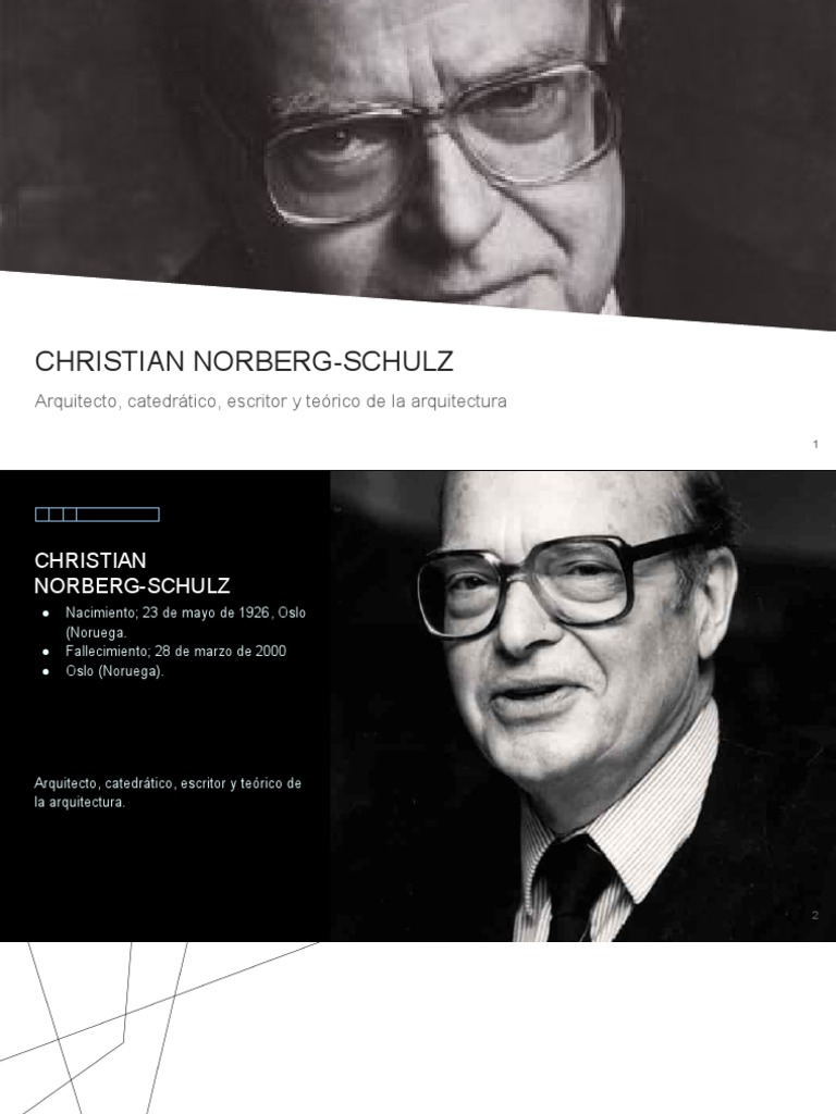 Christian Norberg-Schulz | PDF | Martin Heidegger