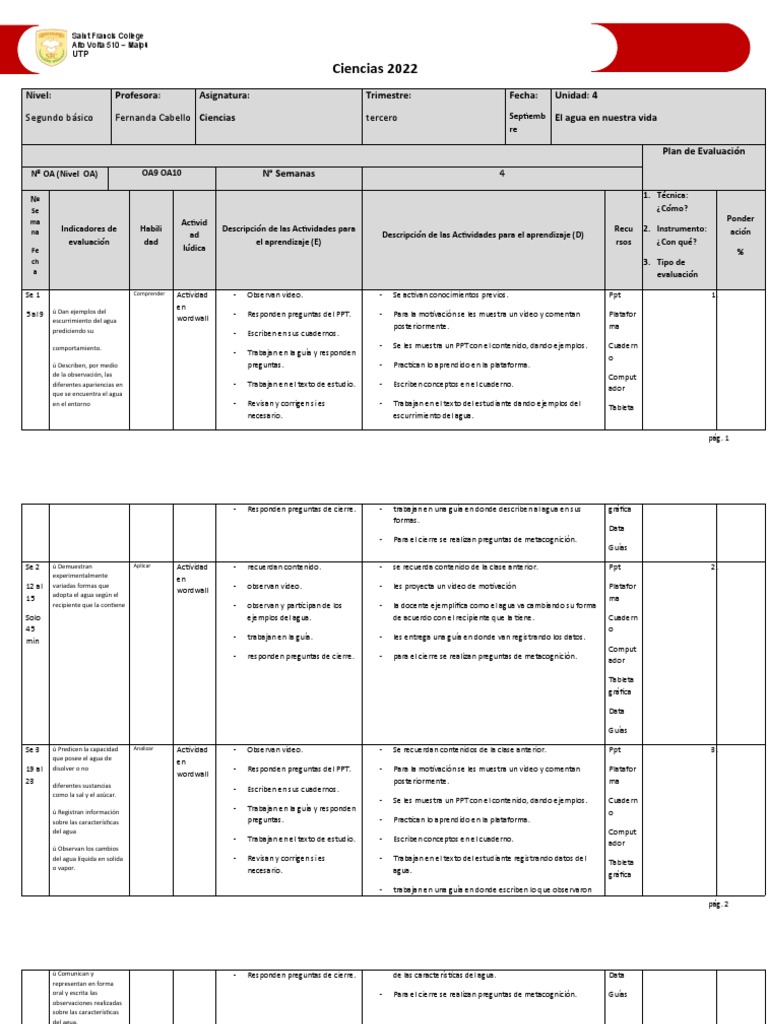 Cien 2° Septiembre | PDF | Agua | Ciencia cognitiva