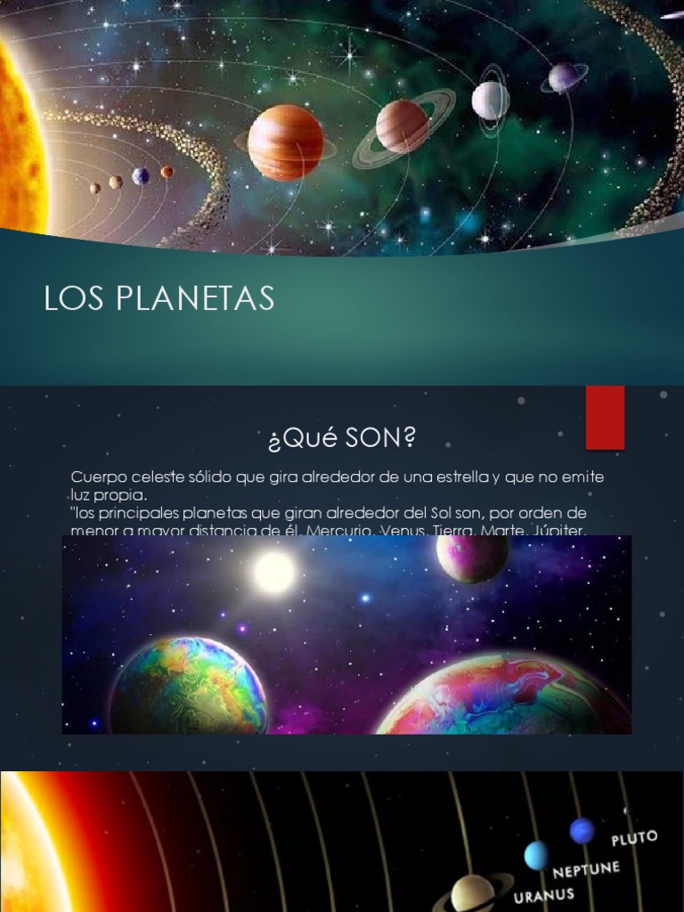 Características de los Planetas del Sistema Solar | PDF