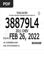 Temporary Tag Generator - 3 | PDF | Automotive Technologies | Transport ...