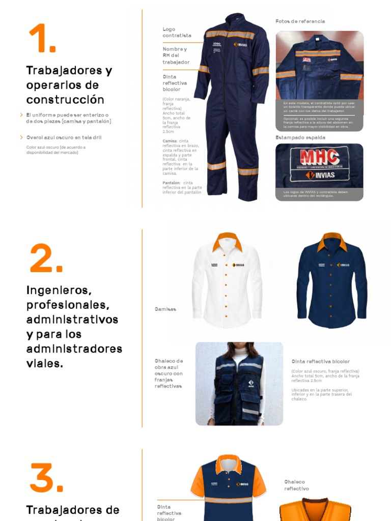 Uniformes Peajes INVIAS | PDF | Moda | Ropa