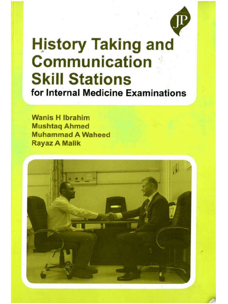 History Taking & Communication Skill Stations | PDF