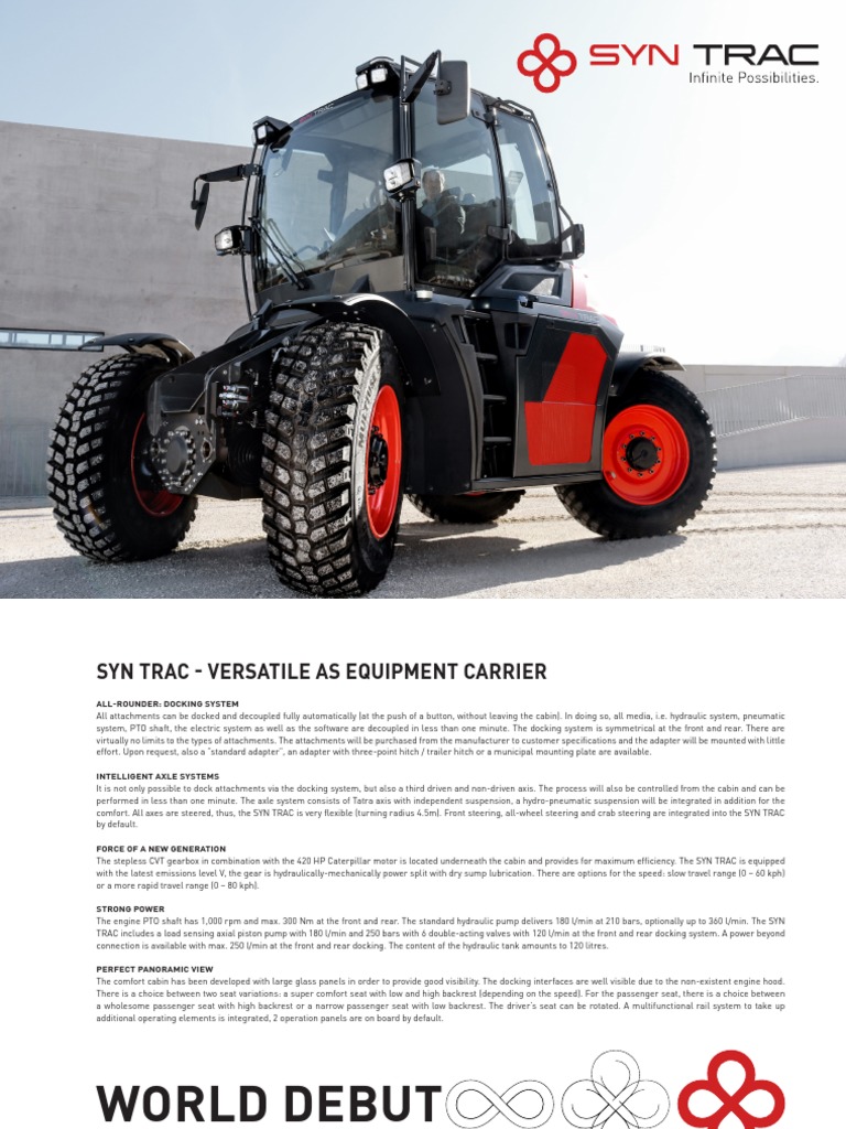 Syn Trac Broschuere en | PDF | Axle | Steering