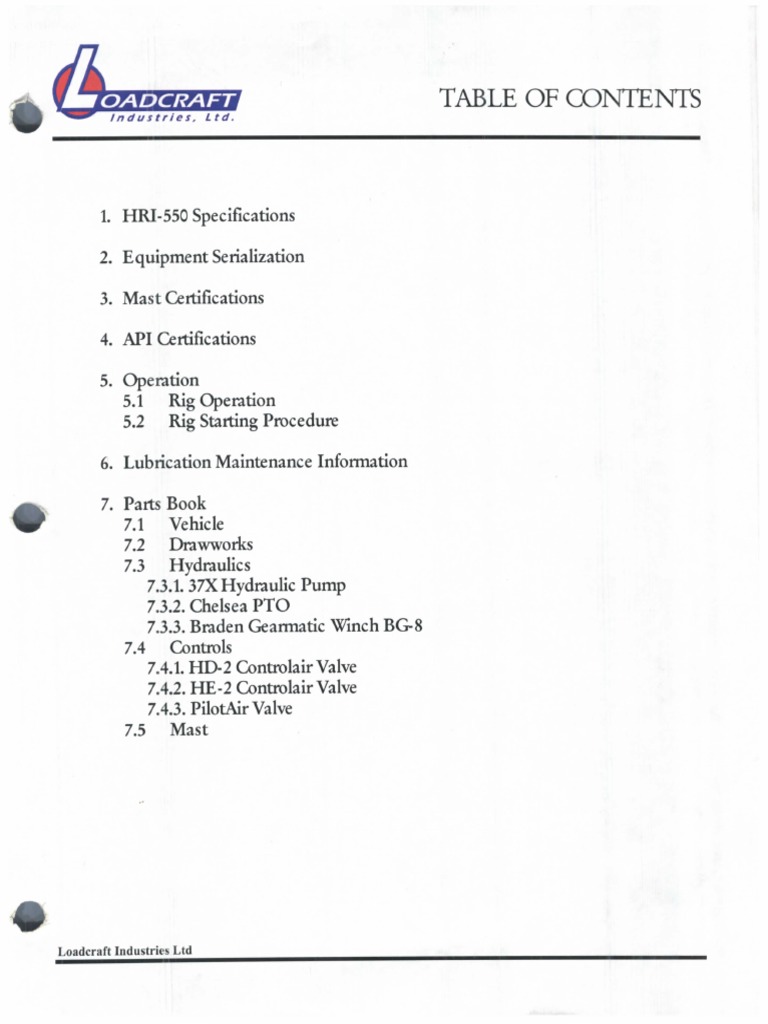 Manual Loadcraft | PDF