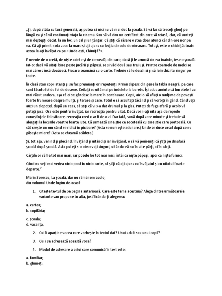 Evaluare Finala | PDF