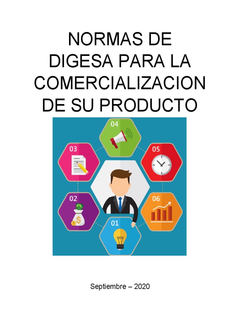 Manual 5.NORMAS DE DIGESA PARA LA COMERCIALIZACION DE SU PRODUCTO | PDF ...