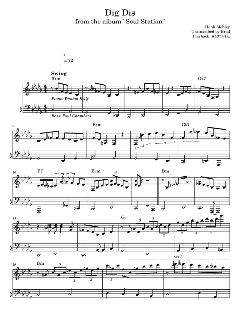 Dig Dis | Download Free PDF | American Jazz Musicians | American Styles Of Music