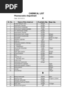 Loba Chem. List | PDF | Molecules | Chemical Substances