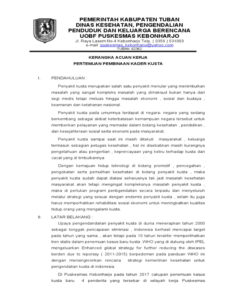 Kak Sosialisasi Kusta Pada Kader | PDF