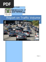 Traffic Volume Count Survey | PDF | Traffic | Road Transport
