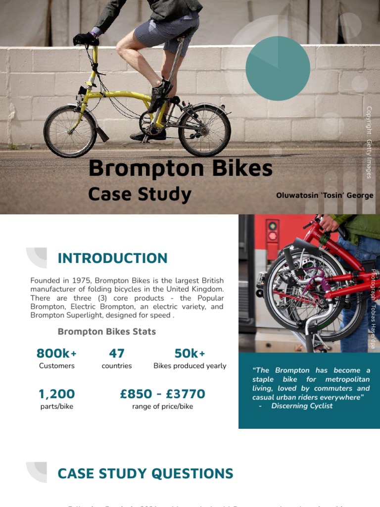 001 Brompton Bicycles Case Study | PDF | Brand | Profit (Economics)