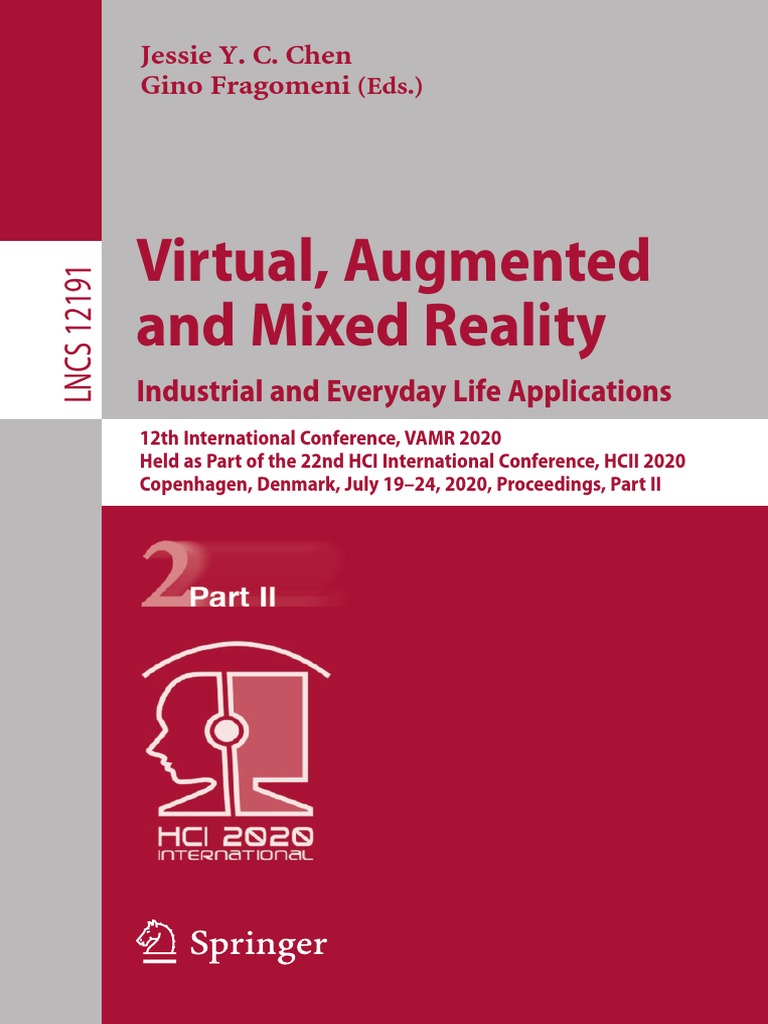 10.1007@978 3 030 49698 2 | Download Free PDF | Augmented Reality | Human–Computer Interaction