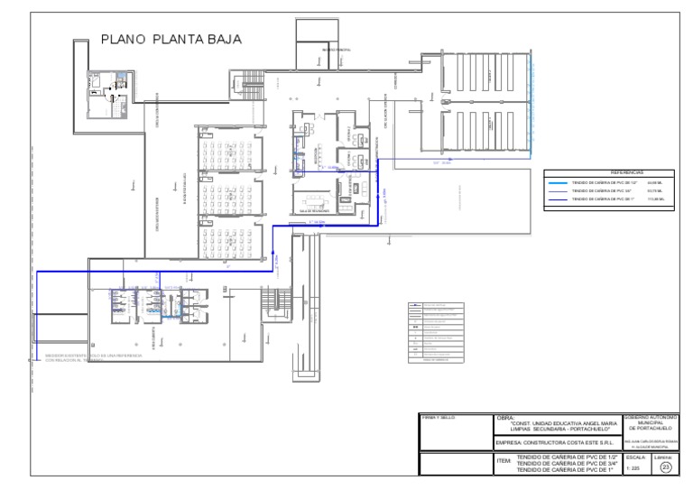 23 Tendidos Cañeria PVC | PDF | Hidráulica | Agua
