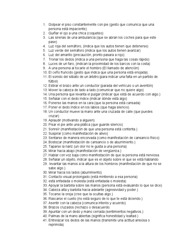 Codigos Comunicaacion Verbal | PDF | Semáforo
