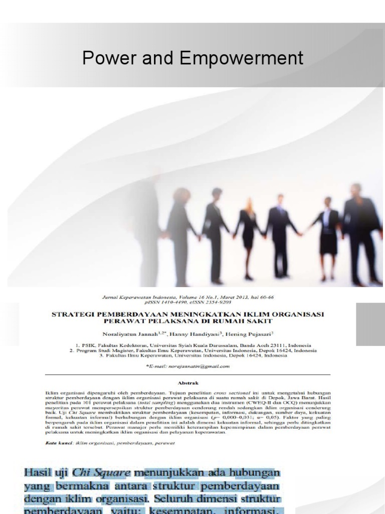 Power and Empowerment | PDF