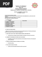 Individual Evaluation Sheet for Teacher I | PDF | Teachers | Evaluation