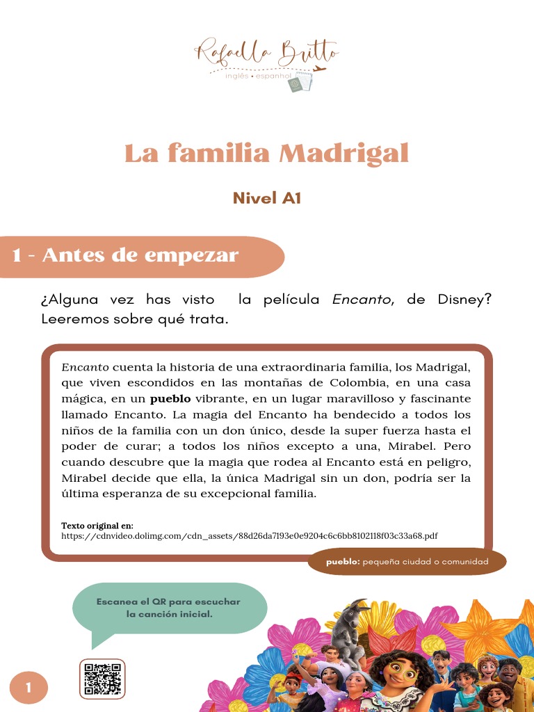 Para Imprimir - La Familia Madrigal | PDF