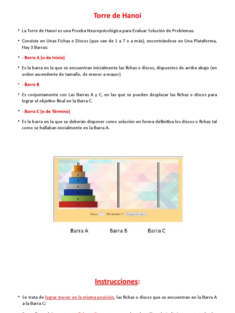 Torre de Hanoi | PDF