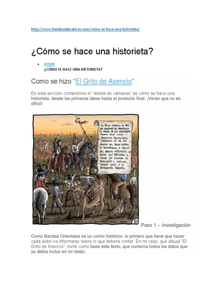 Cómo crear una historieta paso a paso | PDF | Cómics | Color