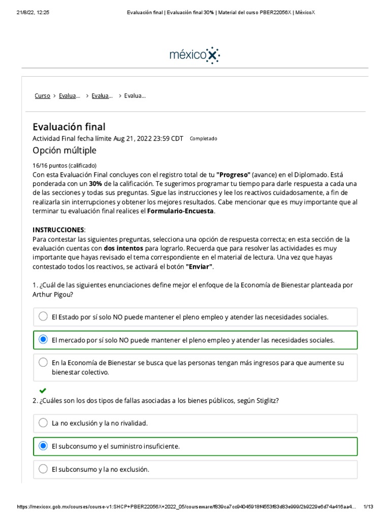 Evaluación Final - Evaluación Final 30% - Material Del Curso PBER22056X ...