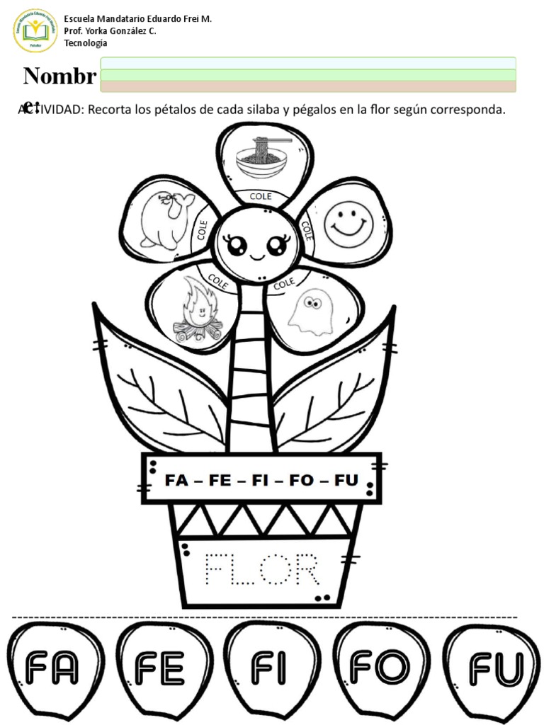 Lapbook Letra F | PDF