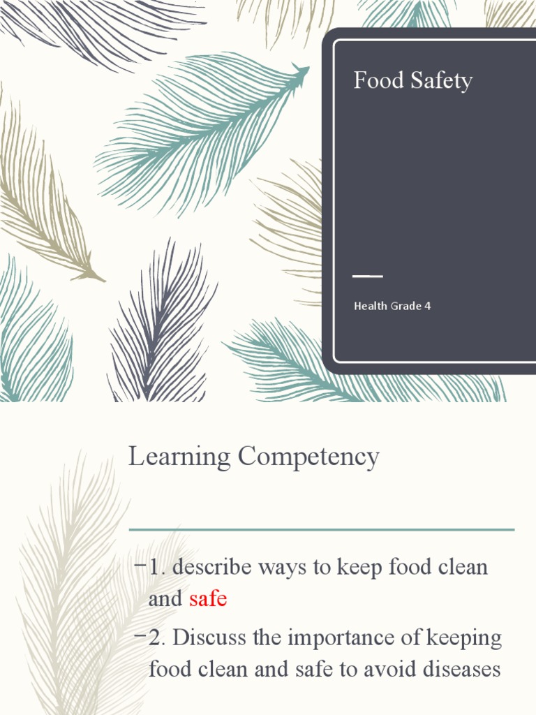 Food Safety Lesson Plan for JSS2 | PDF | Wellness