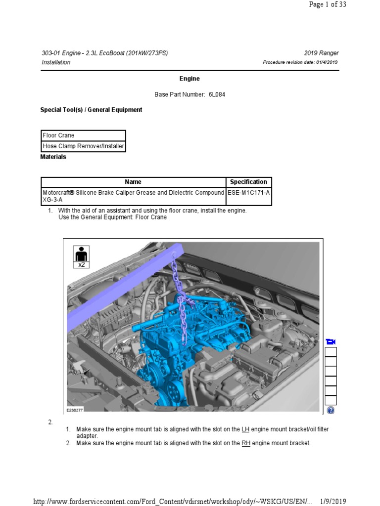 303-01 - 2.3L EcoBoost - Installation - Engine | PDF | Electrical ...
