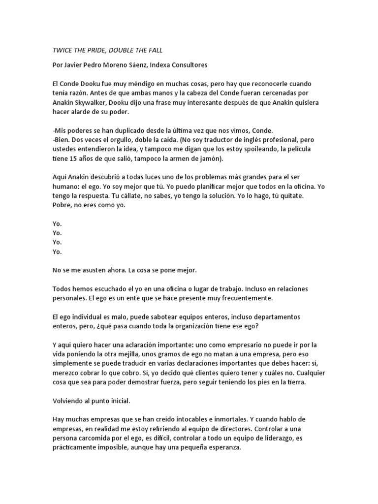 Twice The Pride, Double The Fall | PDF | Cliente | Unicornio