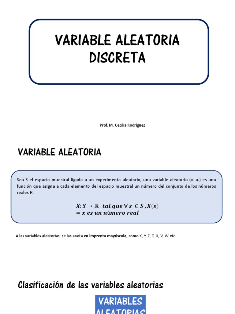 Variable Aleatoria Discreta Pdf Cuantil Diferencia 7745