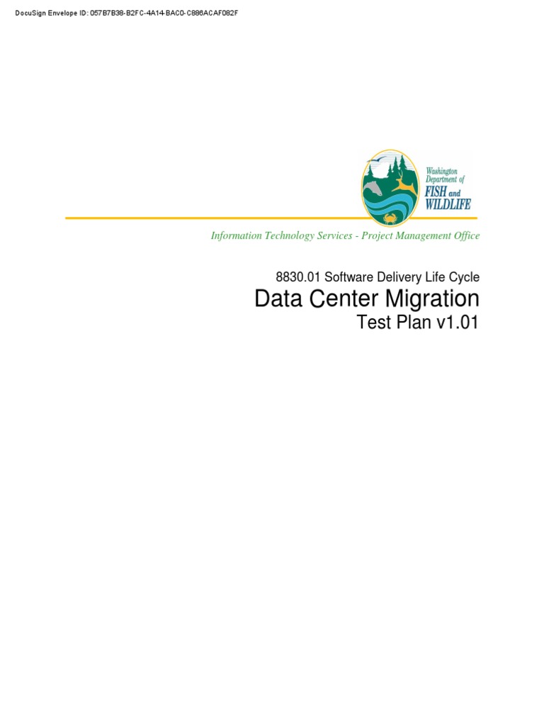 Data Center Migration Test Plan v1.01 | PDF | Software Testing ...