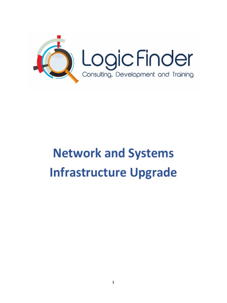 6 Network and Systems Infrascture Upgrade | PDF | Computer Network | Ip ...
