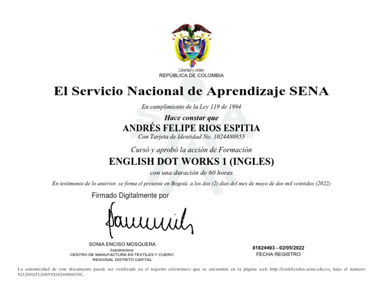 Diploma Sena 2 | PDF