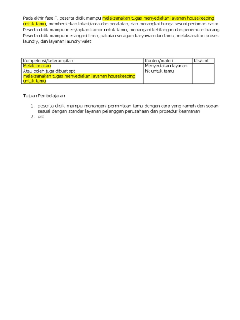 Contoh HK | PDF | Karier & Perkembangan | Teknologi & Rekayasa