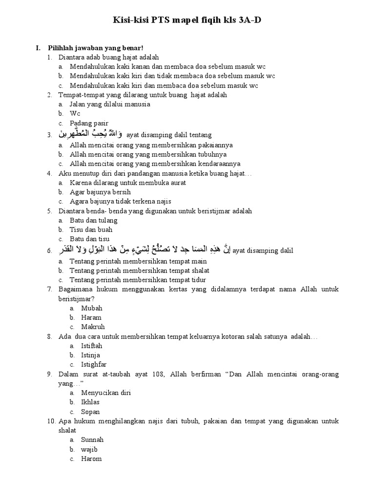 Syarat dan Adab Istijmar dalam Fiqih | PDF | Agama & Spiritualitas