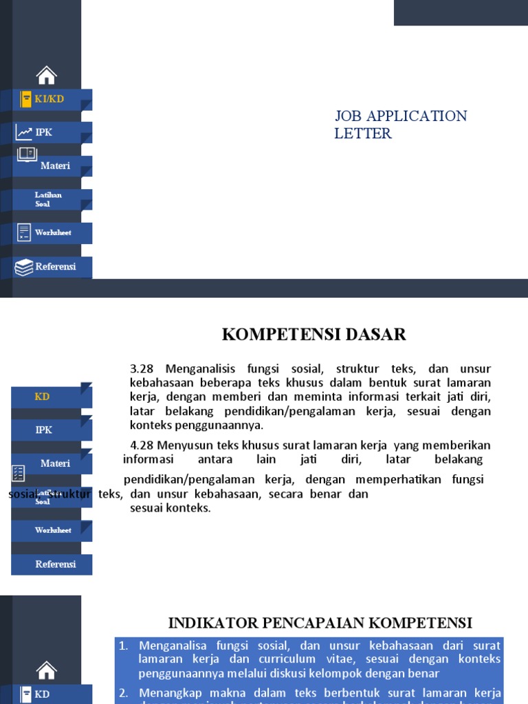 Application Letter | PDF