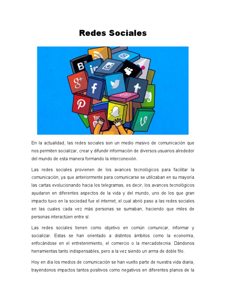 Redes Sociales_Ética II | PDF | Servicio de redes sociales | Internet