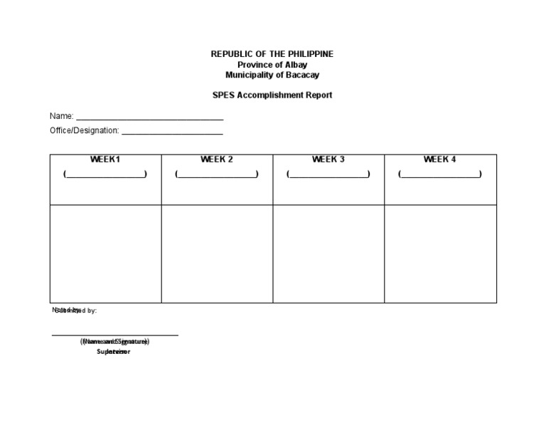 SPES Accomplishment Report | PDF
