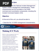 Module 1 - Introduction To ICS | PDF | Incident Command System | Business