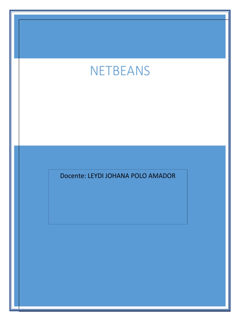 INSTALACIÓN DE NETBEANs | PDF